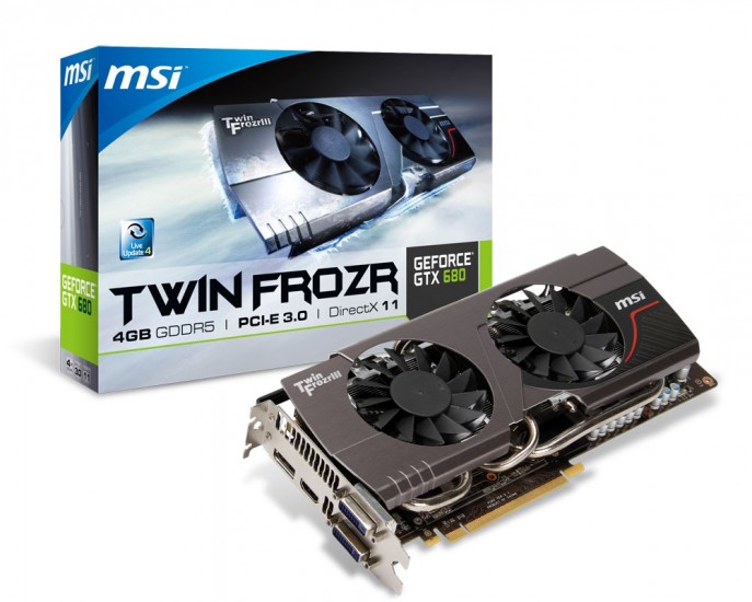 MSI lanza dos GeForce GTX 680 de 4GB Twin Frozr