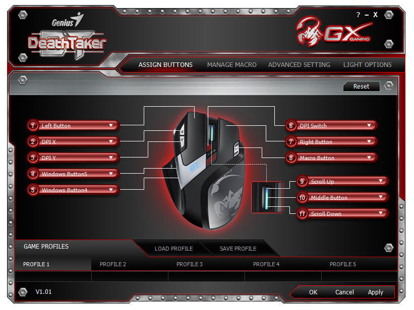 GX Gaming mouse DeathTaker review