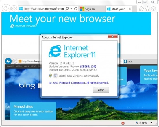 Internet Explorer 11 ya es oficial para Windows 7