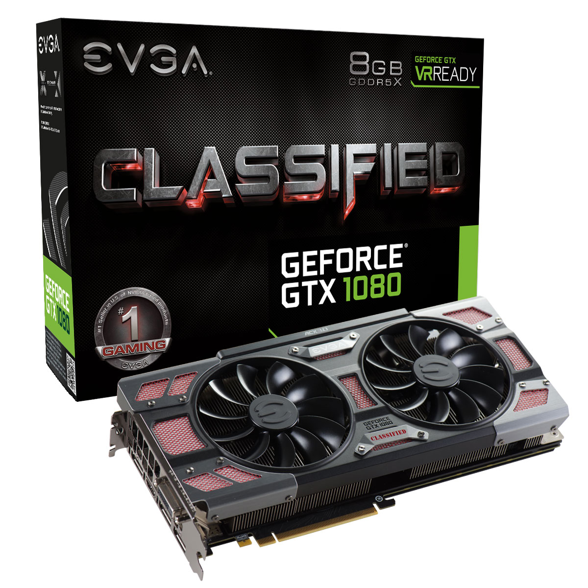 EVGA anuncia las especificaciones finales de la GTX 1080 Classified