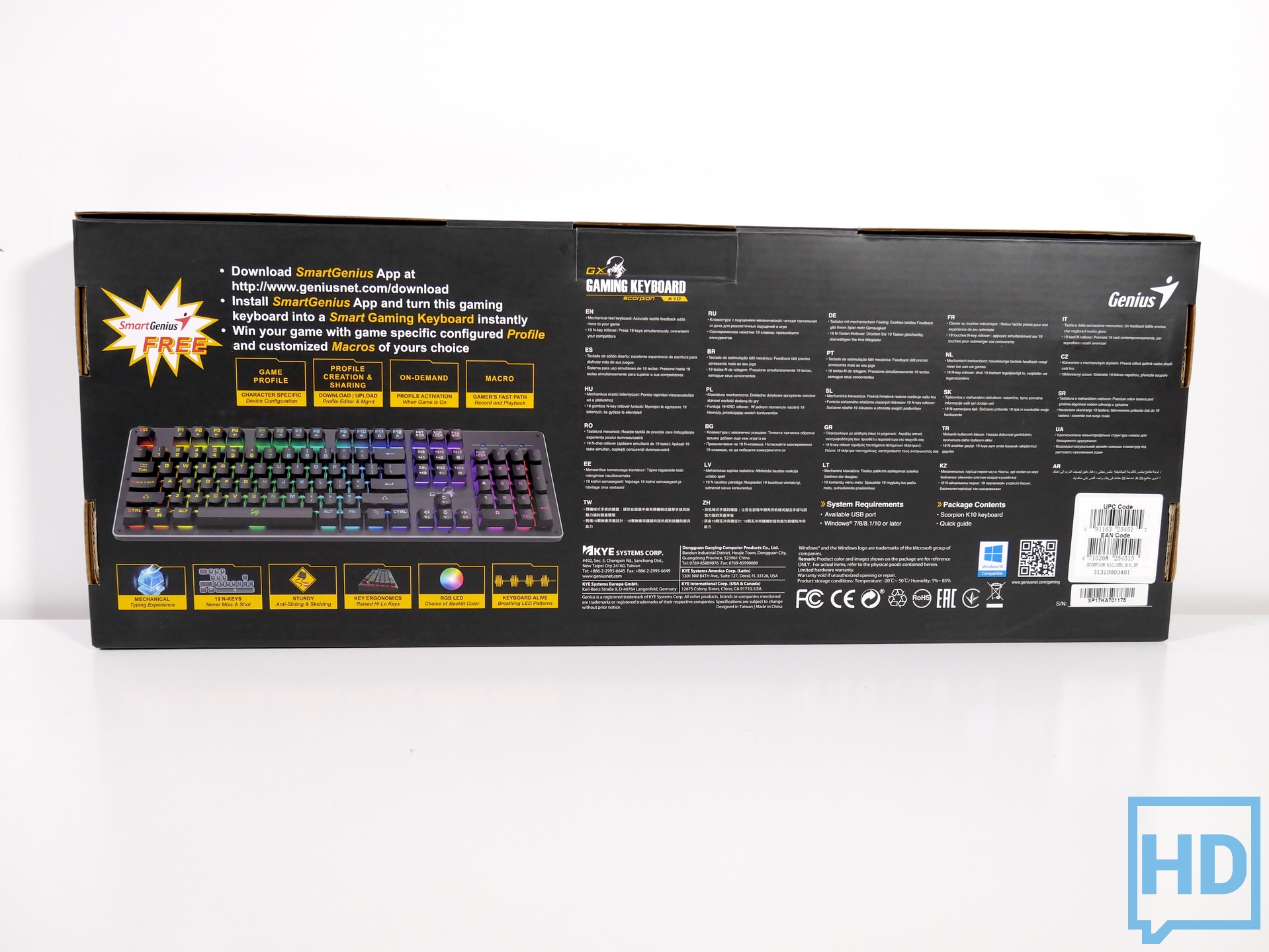 Review Teclado Genius GX Gaming Scorpion K10, Precisión y Elegancia