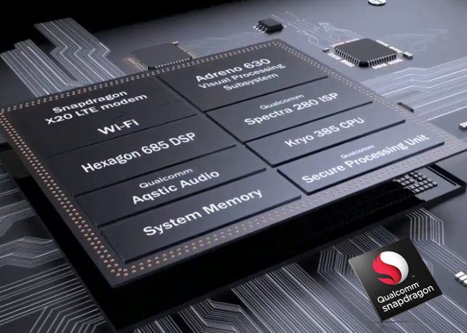 El Snapdragon 845 tiene ocho núcleos a 2,8 GHz y es 30% mas rápido que el Snapdragon 835 ademas ...