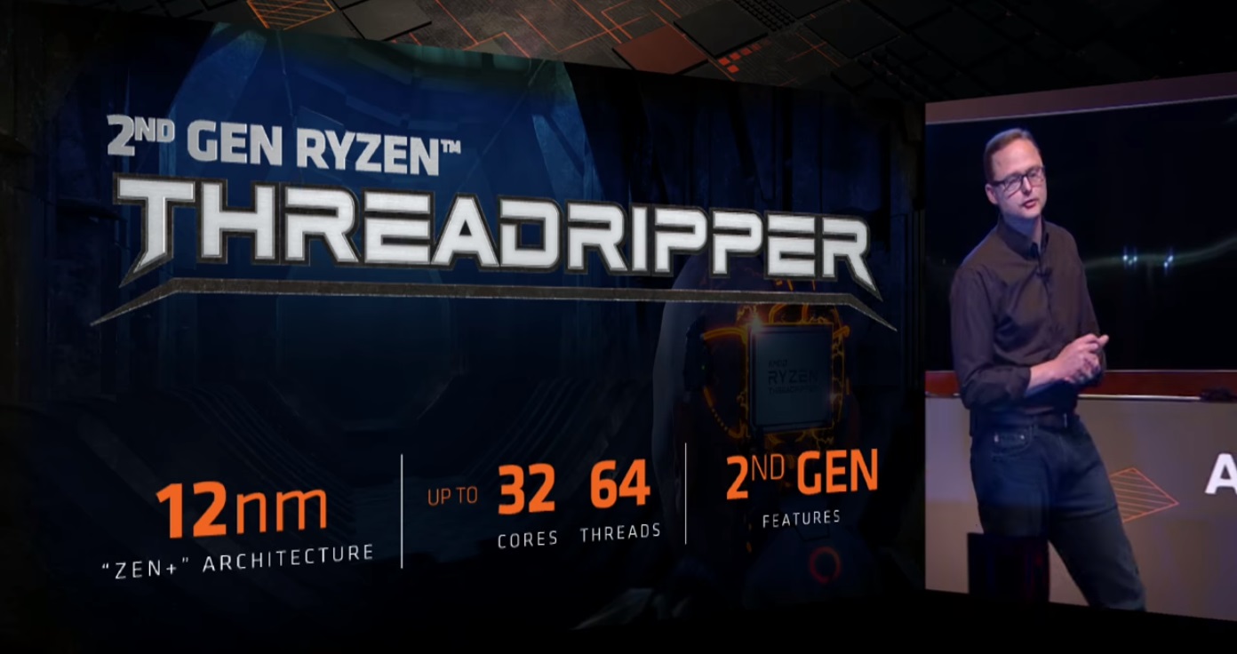 AMD anuncia la 2da. Generación de Threadripper con hasta 32 núcleos