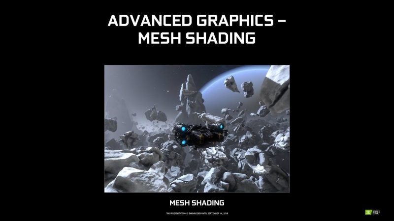 Las GeForce RTX rinden hasta 3 veces mas al usar Mesh Shading