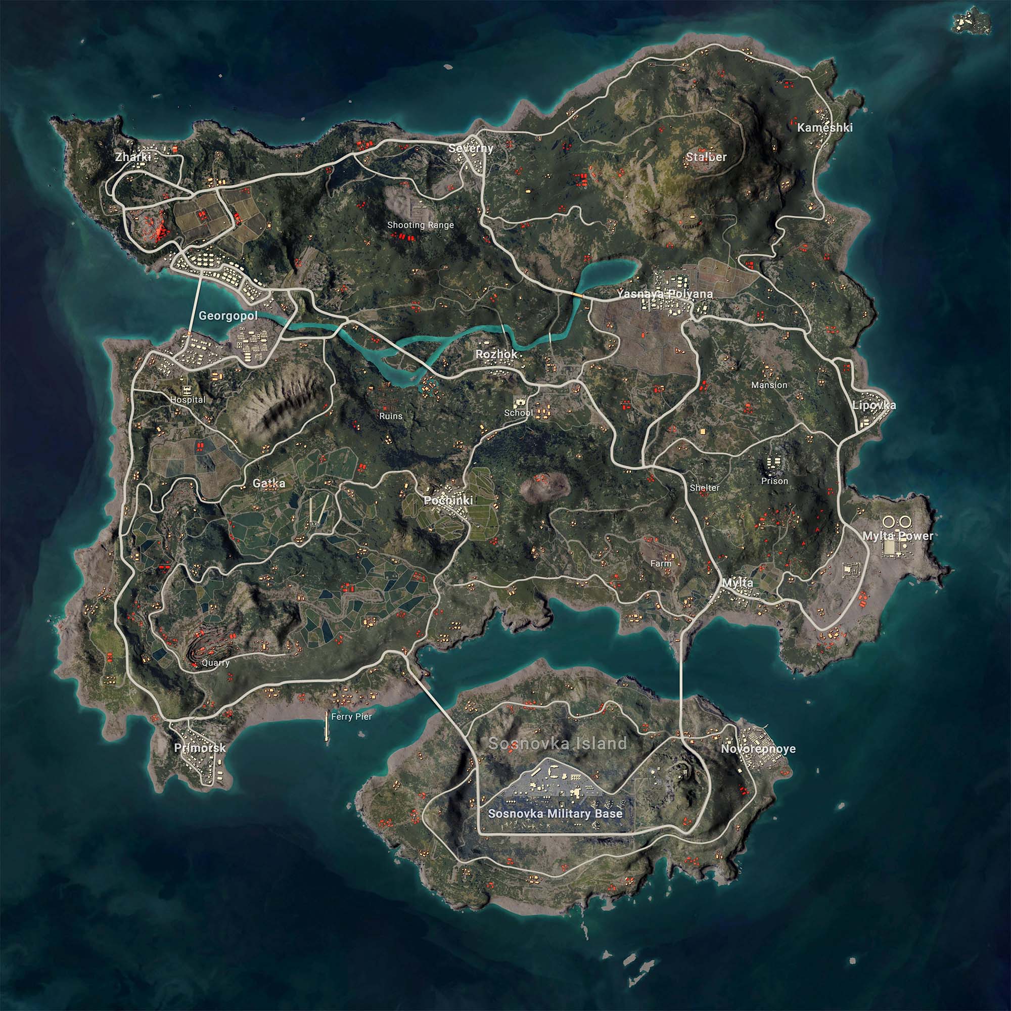 PUBG está rediseñando sus mapas, comenzando por Erangel