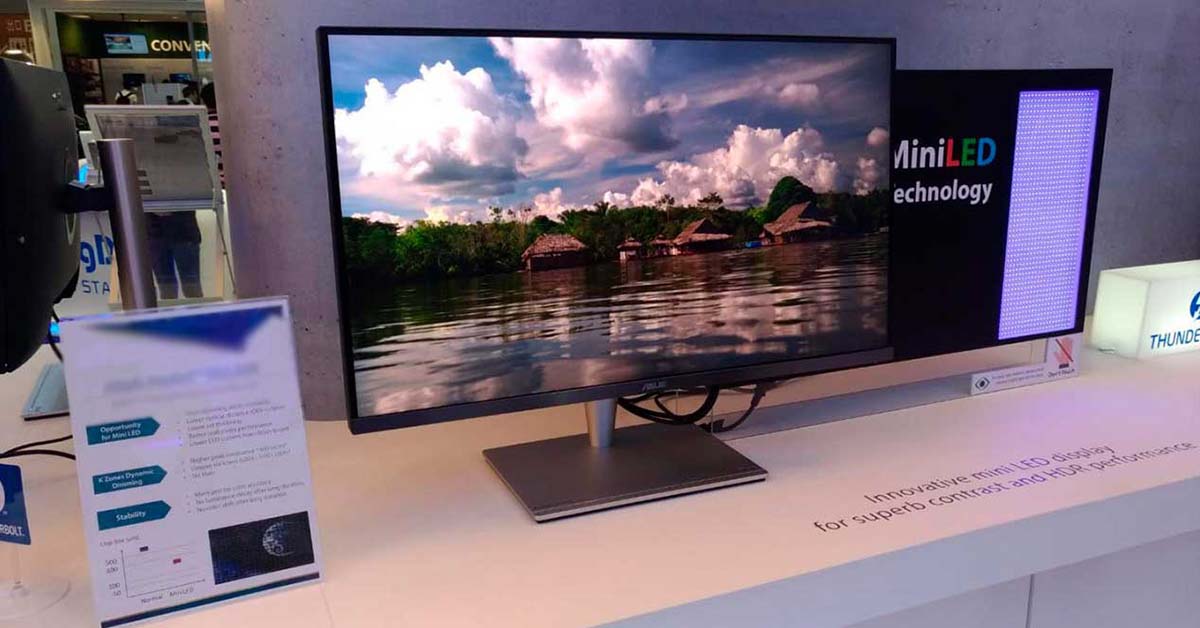 Los monitores gamer de 2019 utilizarán la tecnología de Mini-LEDs