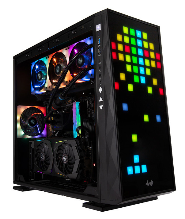 In Win lanza su gabinete 309 con pantalla de matriz de puntos en su frente