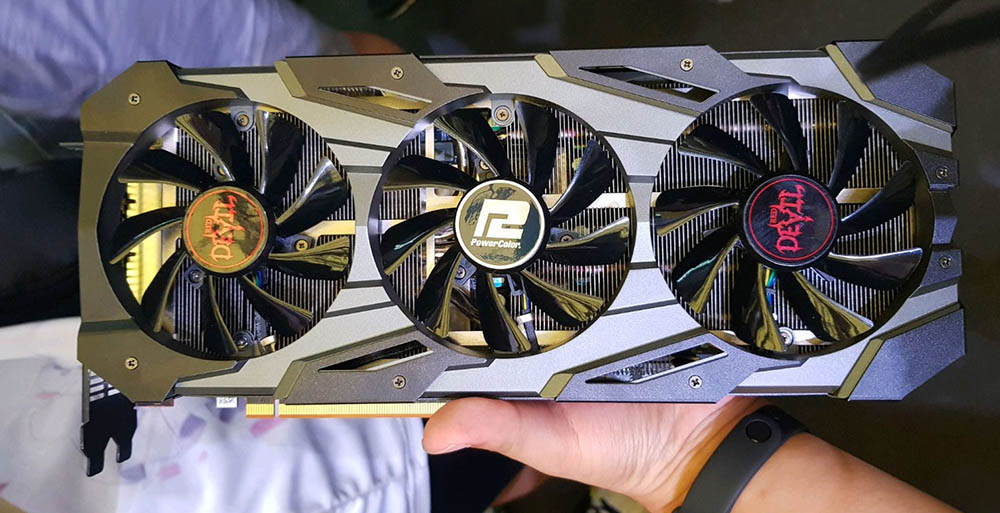 Powercolor Radeon RX 5700 XT Red Devil fotografiada en Chinajoy 2019