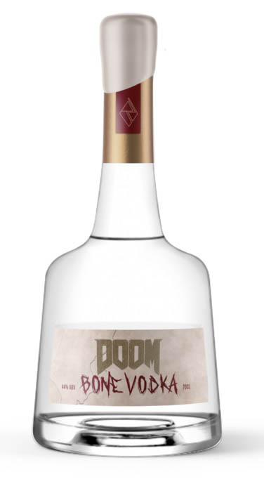 Bethesda y la destilería Rebel anuncian un "vodka de huesos" de Doom