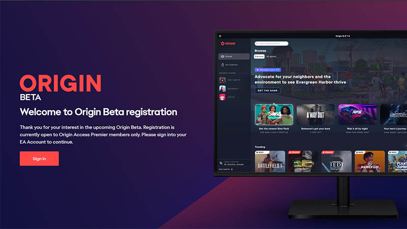 EA revela el nuevo diseño de Origin, pronto podrá probarse como BETA