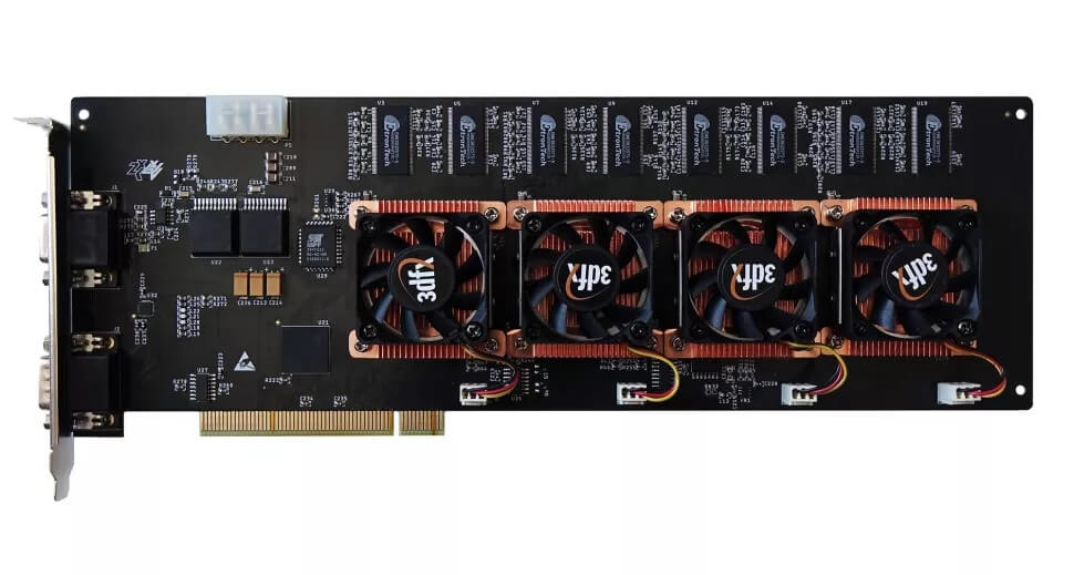 Un fan replicó la GPU 3dfx Voodoo 5 6000 utilizando ingeniería inversa