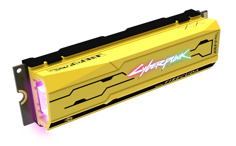 Seagate lanza la edición limitada "Cyberpunk 2077" de su SSD FireCuda 520