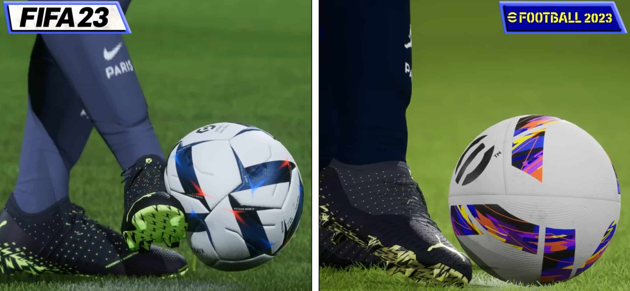 Qué juego tiene los mejores gráficos? FIFA 23 vs eFootball 2023