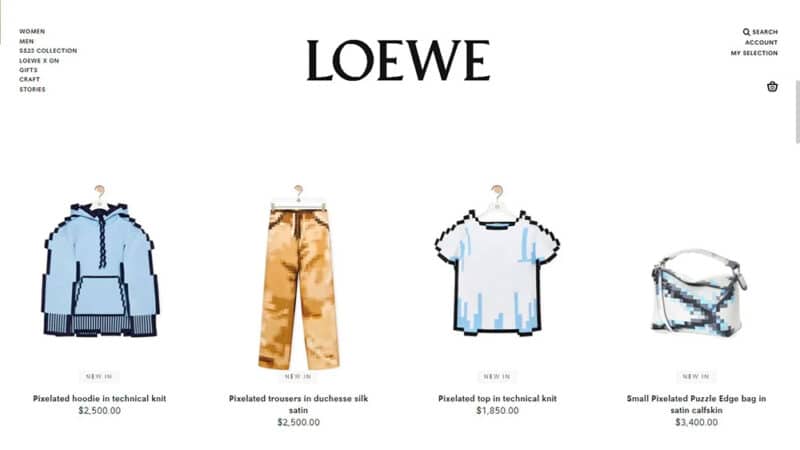 Loewe lanza una colección de ropa inspirada en Minecraft para que te ...