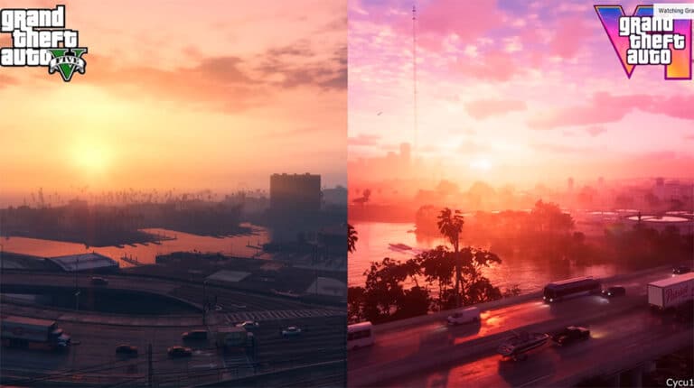 Evolución visual: Te mostramos una comparativa gráfica entre GTA 5 y GTA 6