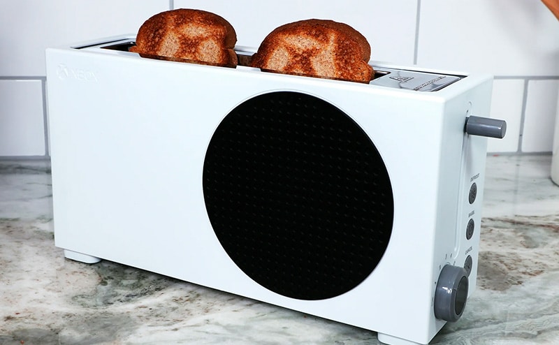 ¡Desayunos épicos! La tostadora con forma de Xbox Series S es real y ...