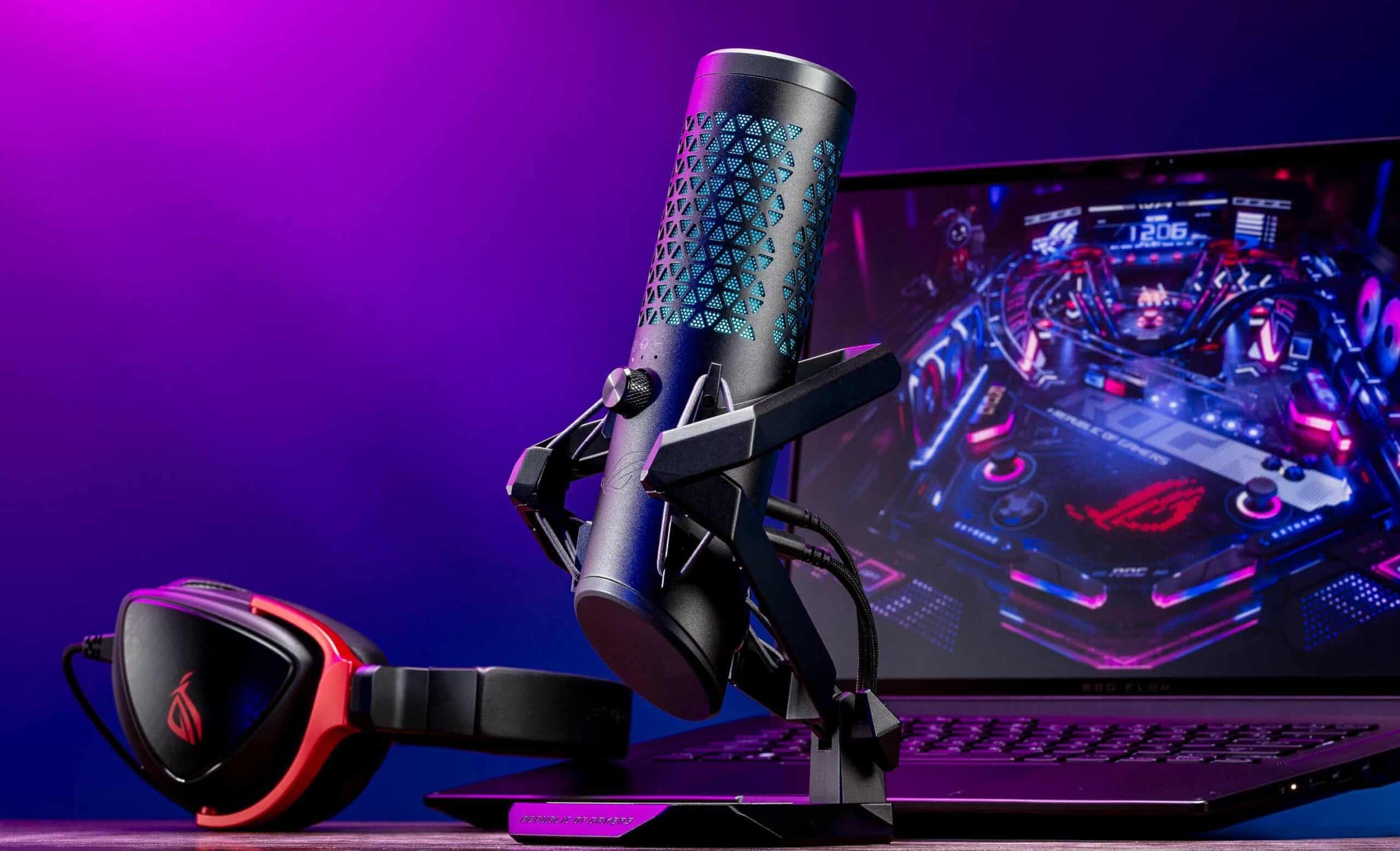 ASUS lanza su nuevo micrófono ROG Carnyx para gaming y streaming
