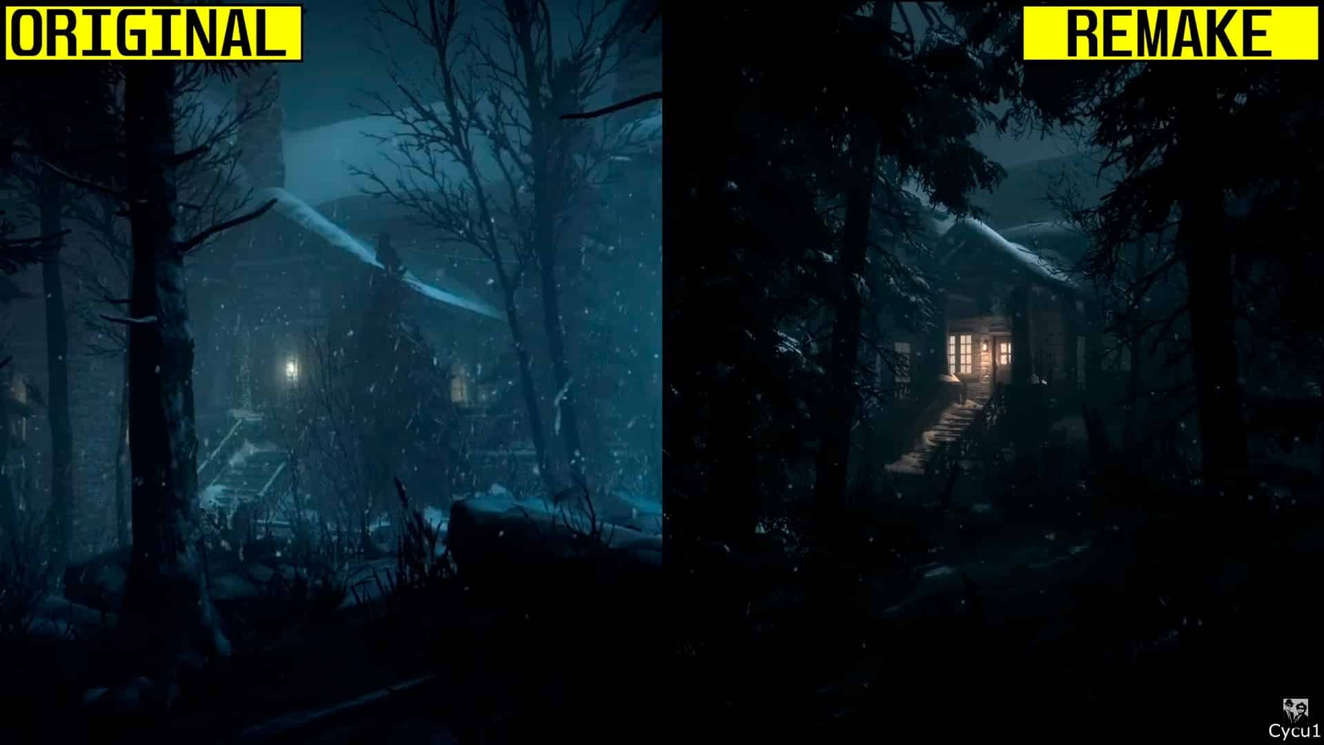Te mostramos una comparativa gráfica entre la versión original y el remake de Until Dawn