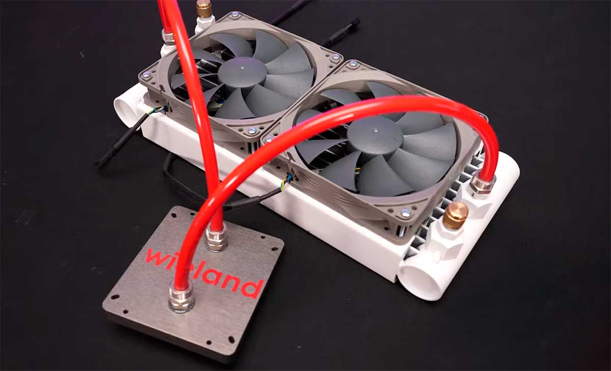 El sistema de enfriamiento líquido sin bomba es solo 8°C menos eficiente que el tradicional ...