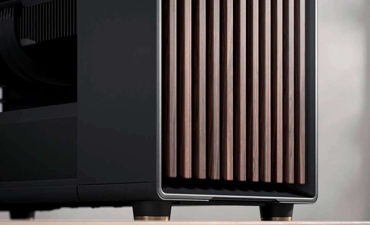 Fractal Design presentó el gabinete North XL con un panel frontal de madera