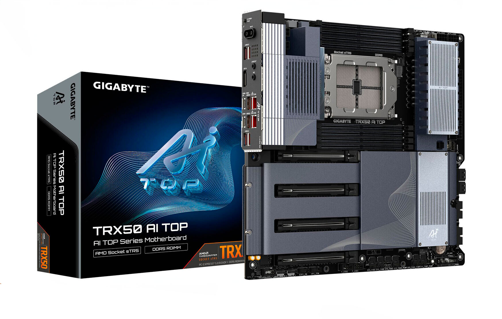 Gigabyte revela la placa madre TRX50 AI TOP, ideal para AMD ...