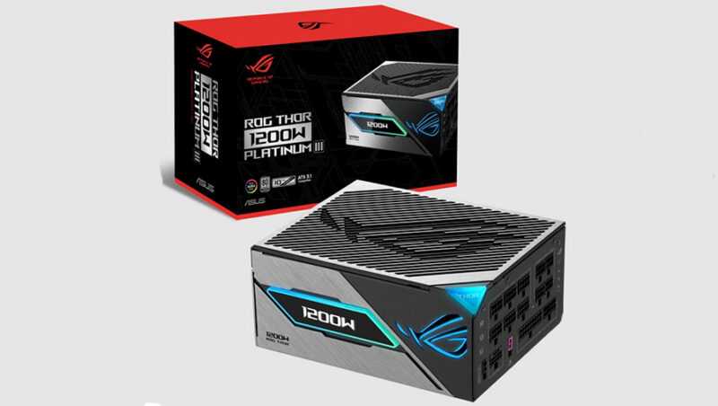 ASUS presenta las fuentes de alimentación ROG Thor III de 1000 y 1200 W ...