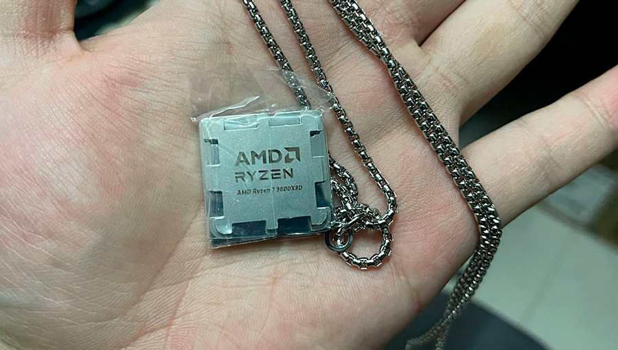 AMD lanzó un kit especial de Ryzen 7 9800X3D con llavero y campera ...