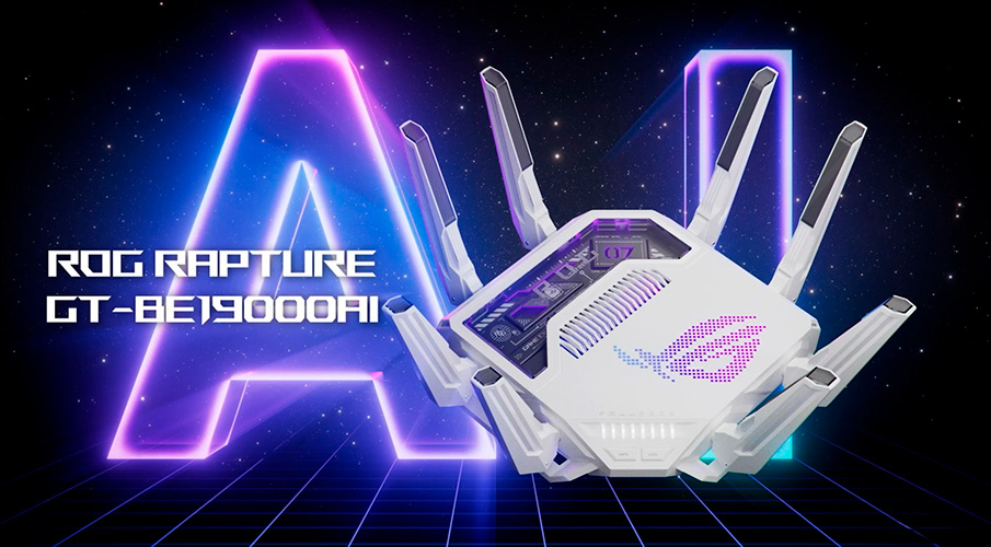 ASUS presenta el enorme router ROG Rapture GT-BE19000AI con funciones ...