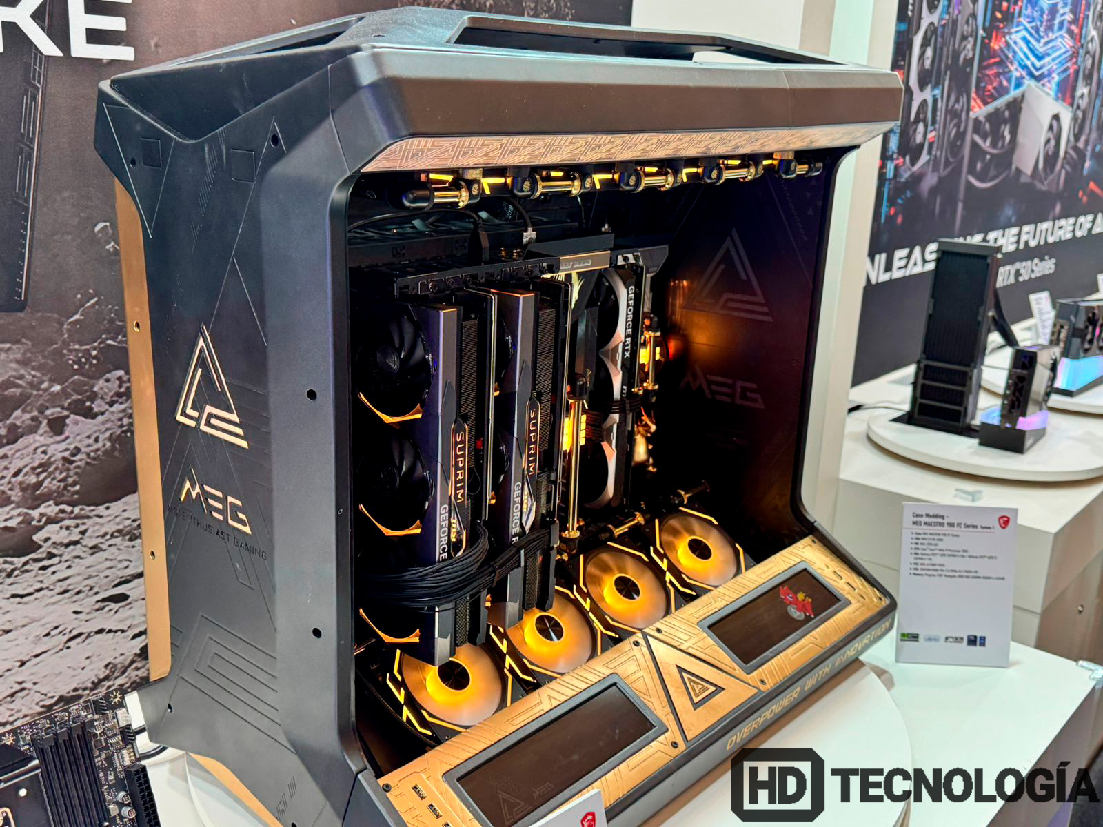 MSI revela el espectacular gabinete MEG MAESTRO 900L PZ de alta gama - CES 2025