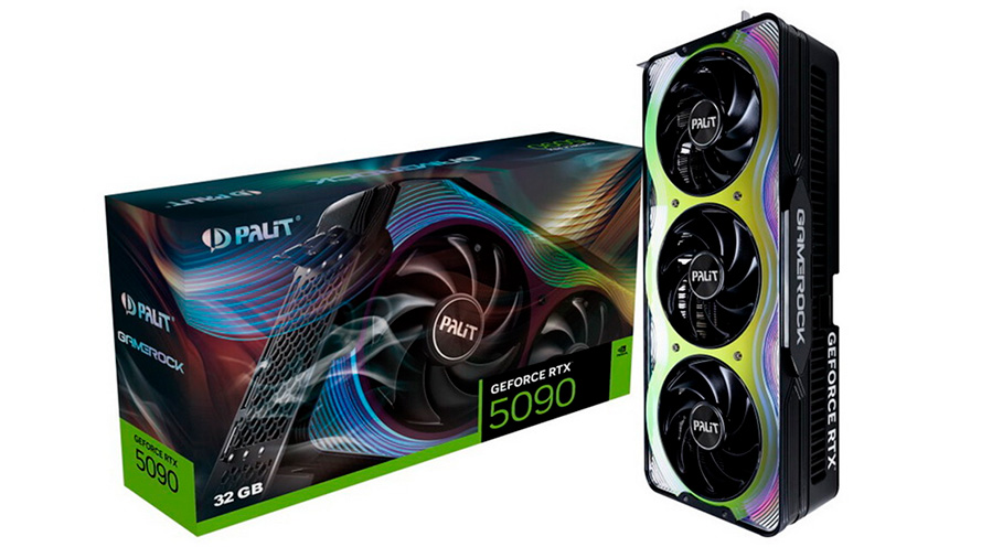 Palit revela las GeForce RTX 5090, RTX 5080, RTX 5070 Ti y RTX 5070 en sus versiones GameRock ...