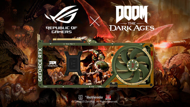 ASUS presenta la ROG Astral GeForce RTX 5080 DOOM Edition