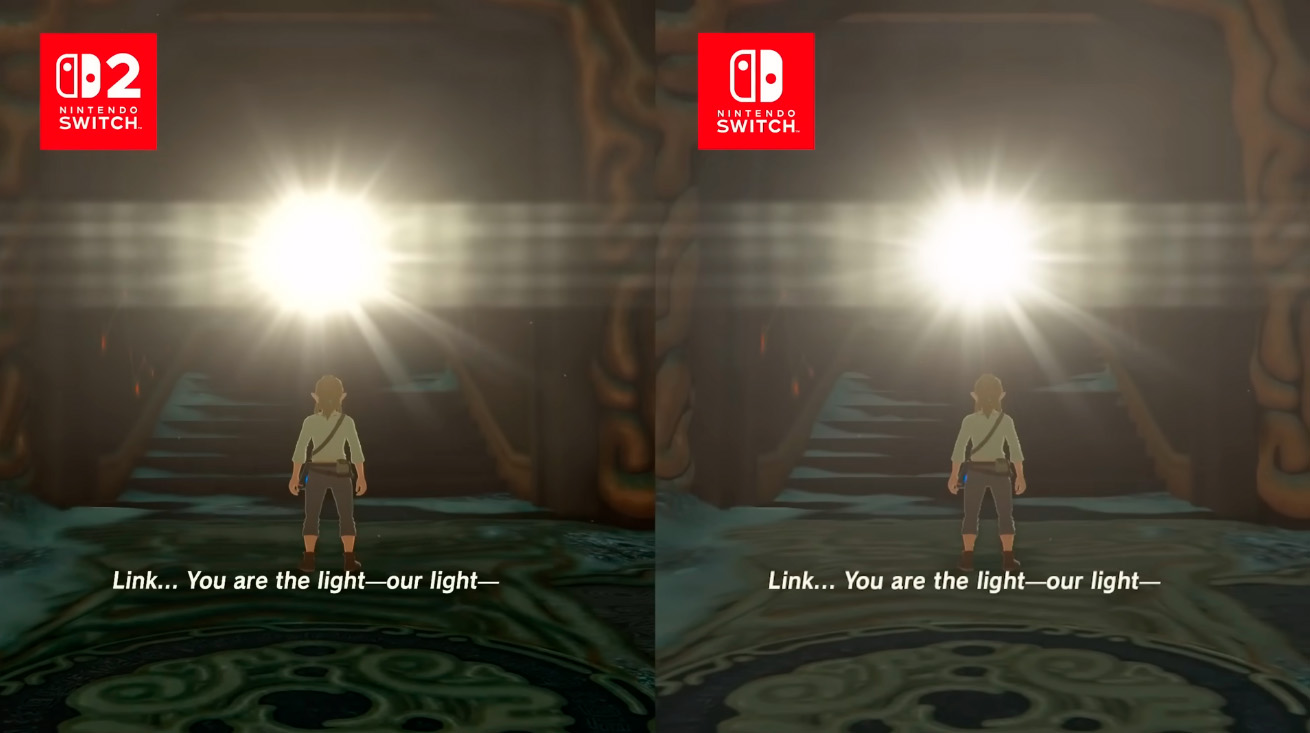Comparativa de Zelda en la Switch y la Switch 2 decepciona a fans