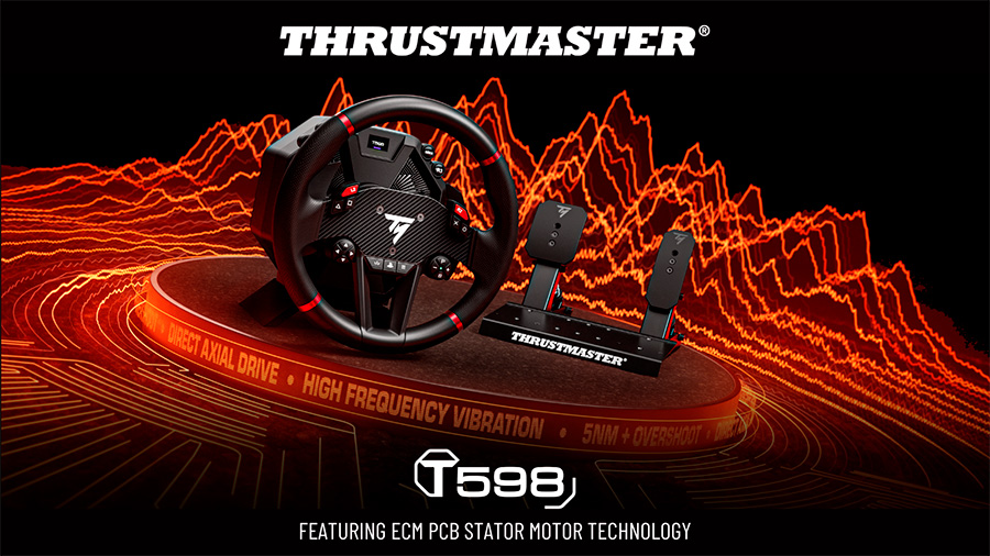 Thrustmaster y ECM presentan el volante simracing T598