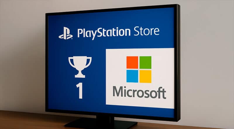 Microsoft lidera en la PlayStation Store