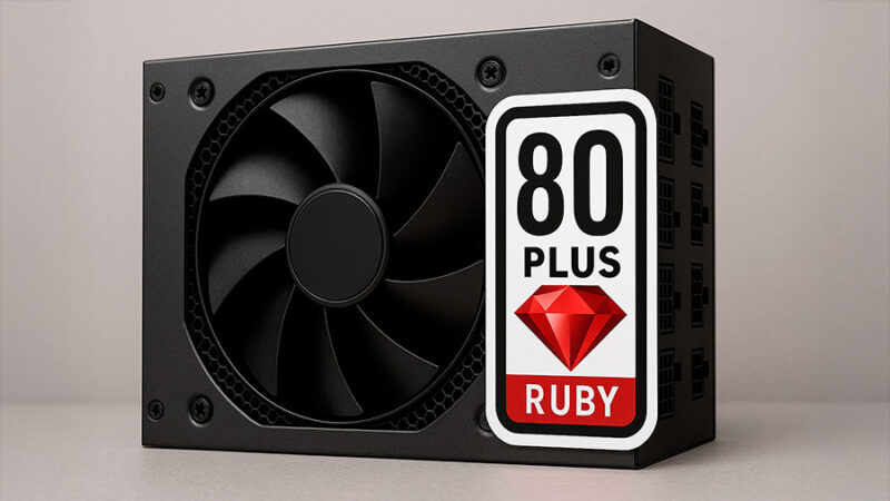 Llega la nueva certificación 80 PLUS Ruby para fuentes