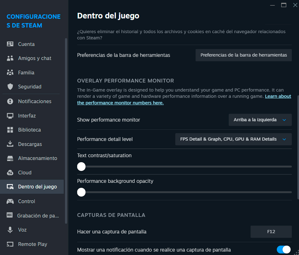 Valve mejora la superposición de Steam con DLSS y más