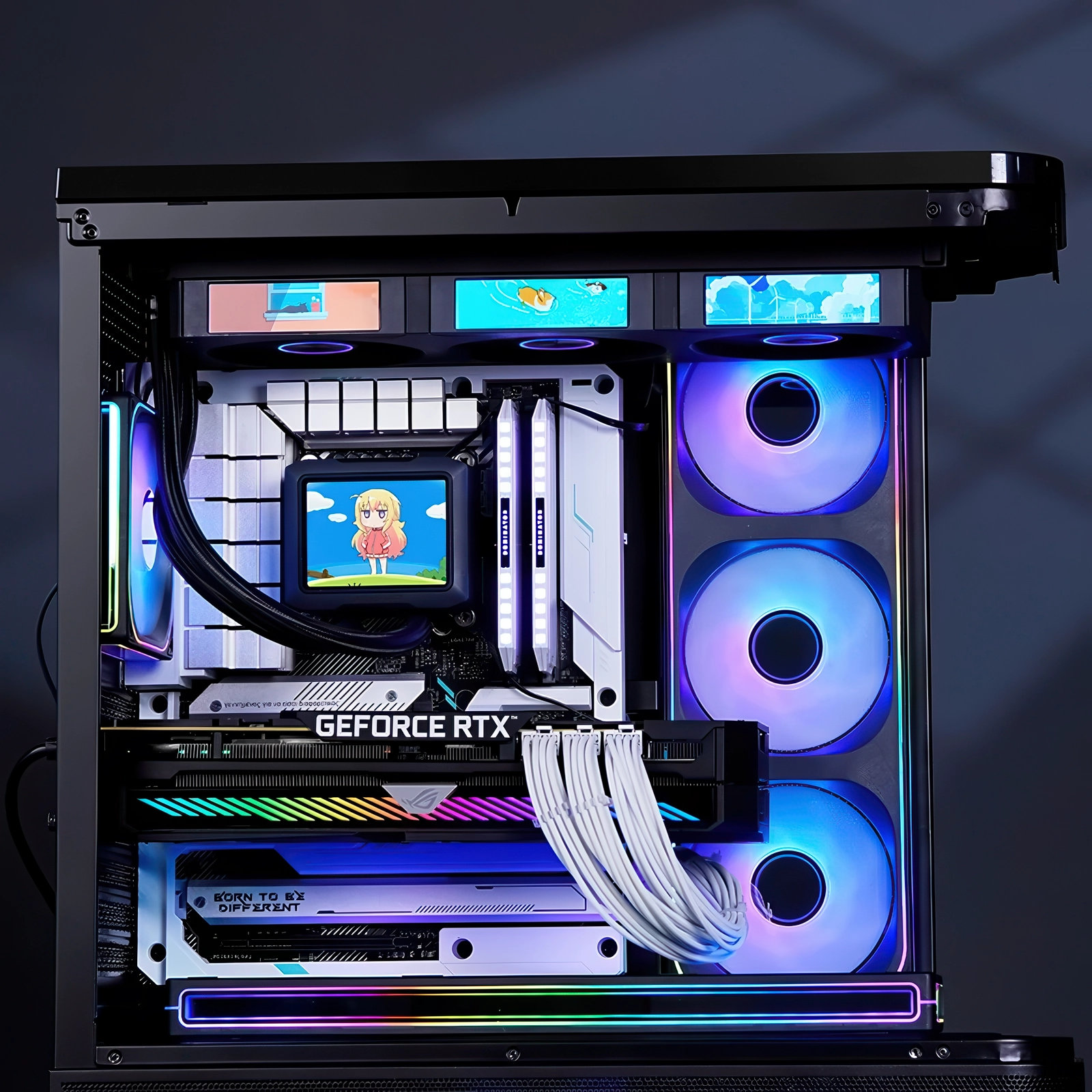 Jonsbo lanza AIO con 4 pantallas LCD para personalizar tu PC