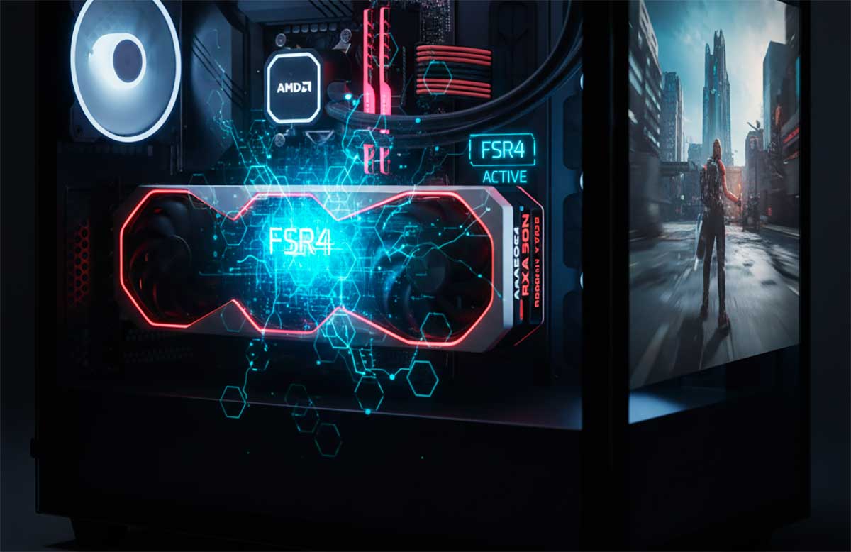 FSR 4 ya funciona en las Radeon RX 7000, RDNA 2 y RTX 30