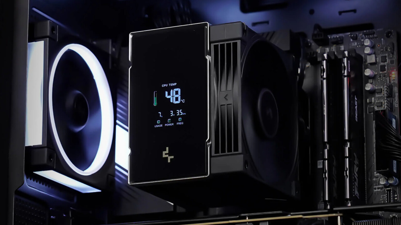 Deepcool AK700 Digital Nyx, cooler con IA y pantalla integrada
