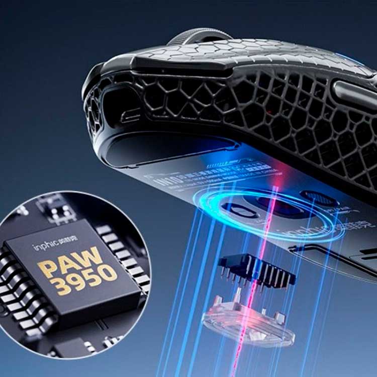 Inphic presentó el mouse gamer IN103D con cuerpo impreso en 3D