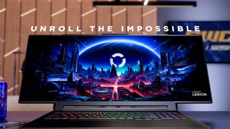 Lenovo presenta la Legion Pro Rollable, una laptop gamer con pantalla ...