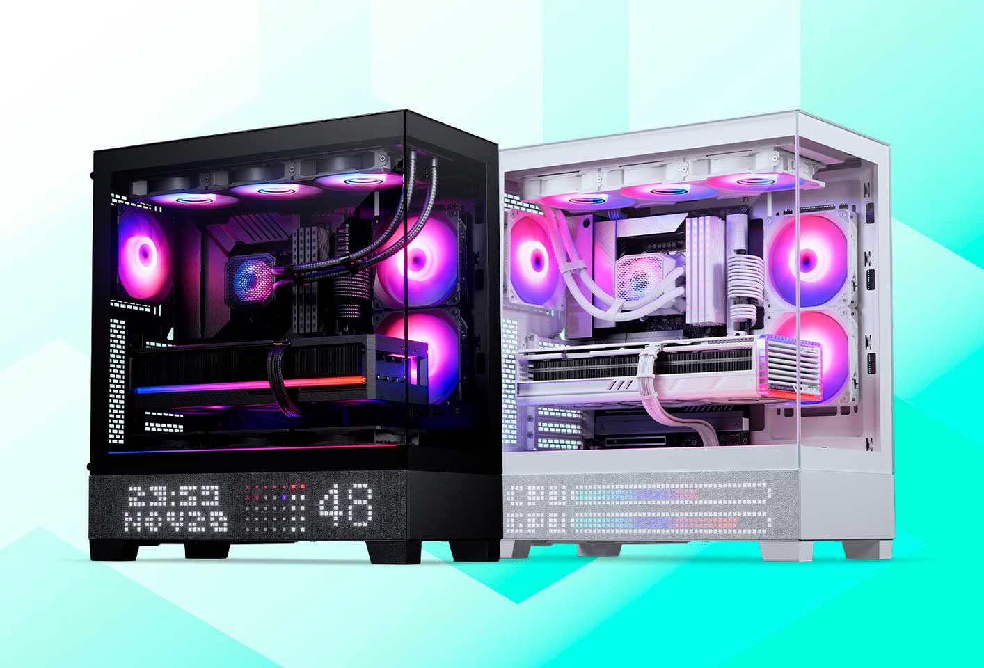 Phanteks presenta los nuevos gabinetes Matrix con pantallas LED ...