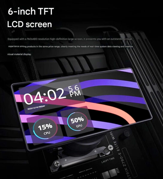 Cooler Master lanza un AIO con pantalla LCD de 6 pulgadas y base giratoria