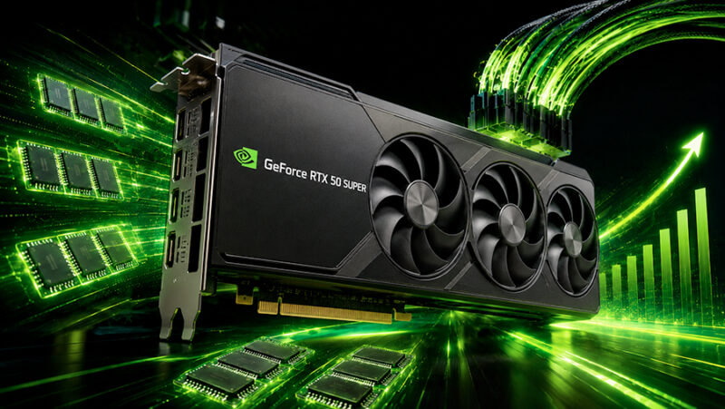 Las NVIDIA RTX 50 SUPER llegarían con más VRAM, más consumo y hasta 14% ...